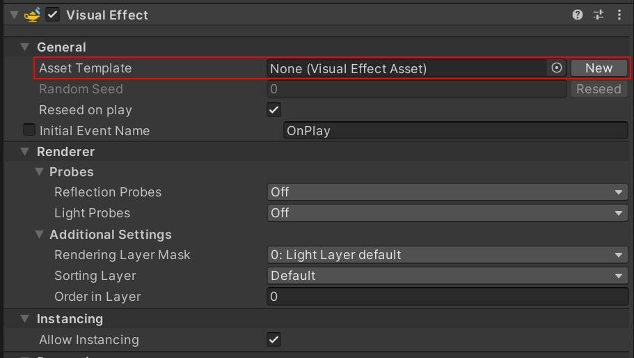 Light a Visual Effect Graph asset | Universal RP | 16.0.3
