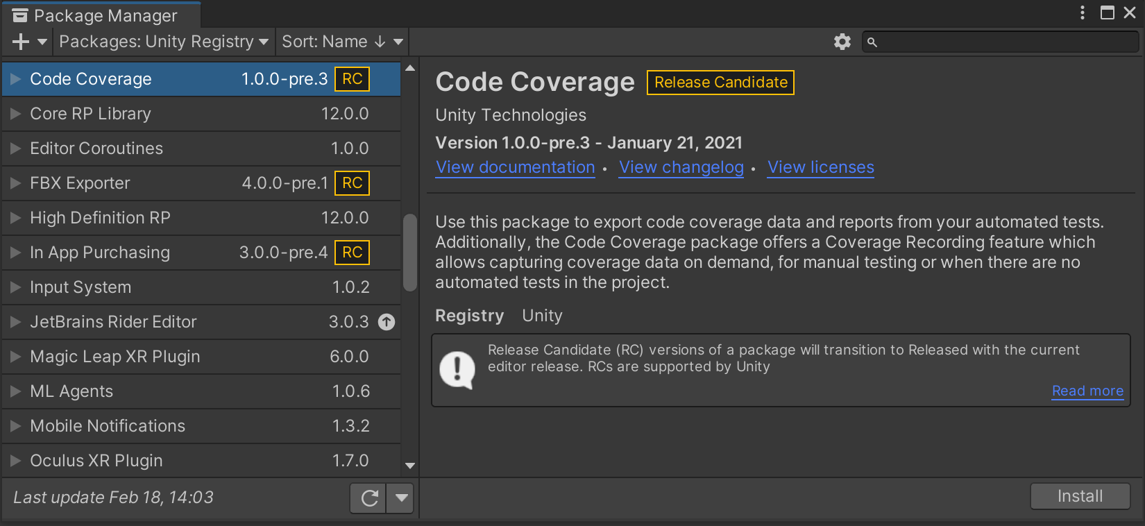 Installing Code Coverage Code Coverage 043 Preview 8169